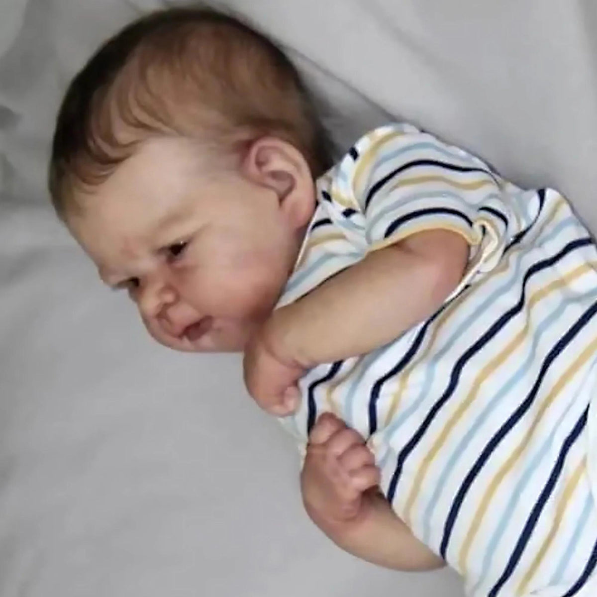 17 inch Lifelike Reborn Baby Dolls Elijah Soft Silicone Realistic Newb ...