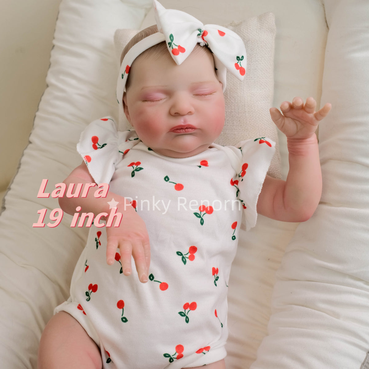 19-inch Cloth Body Doll Laura | Full Limbs, Hand-Painted Hair & Head ...
