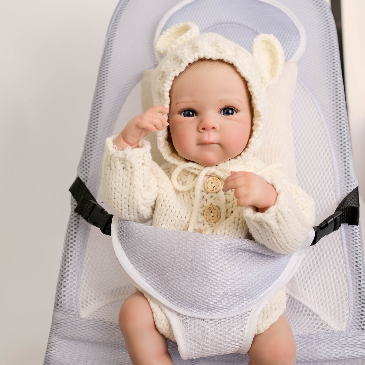 Pinky Reborn Bettie 18 inch Realistic Doll Soft Reborn Baby Girl Full