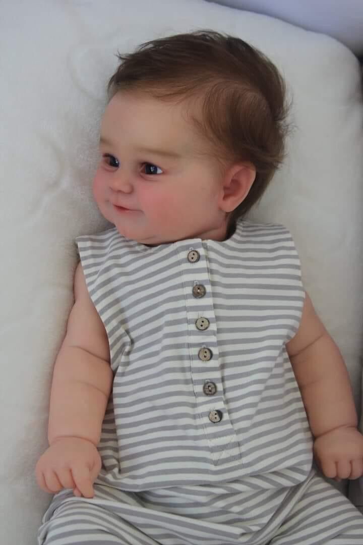 24 Inch Real Life Newborn Baby Dolls Lifelike Cuddly Reborn Baby Doll ...