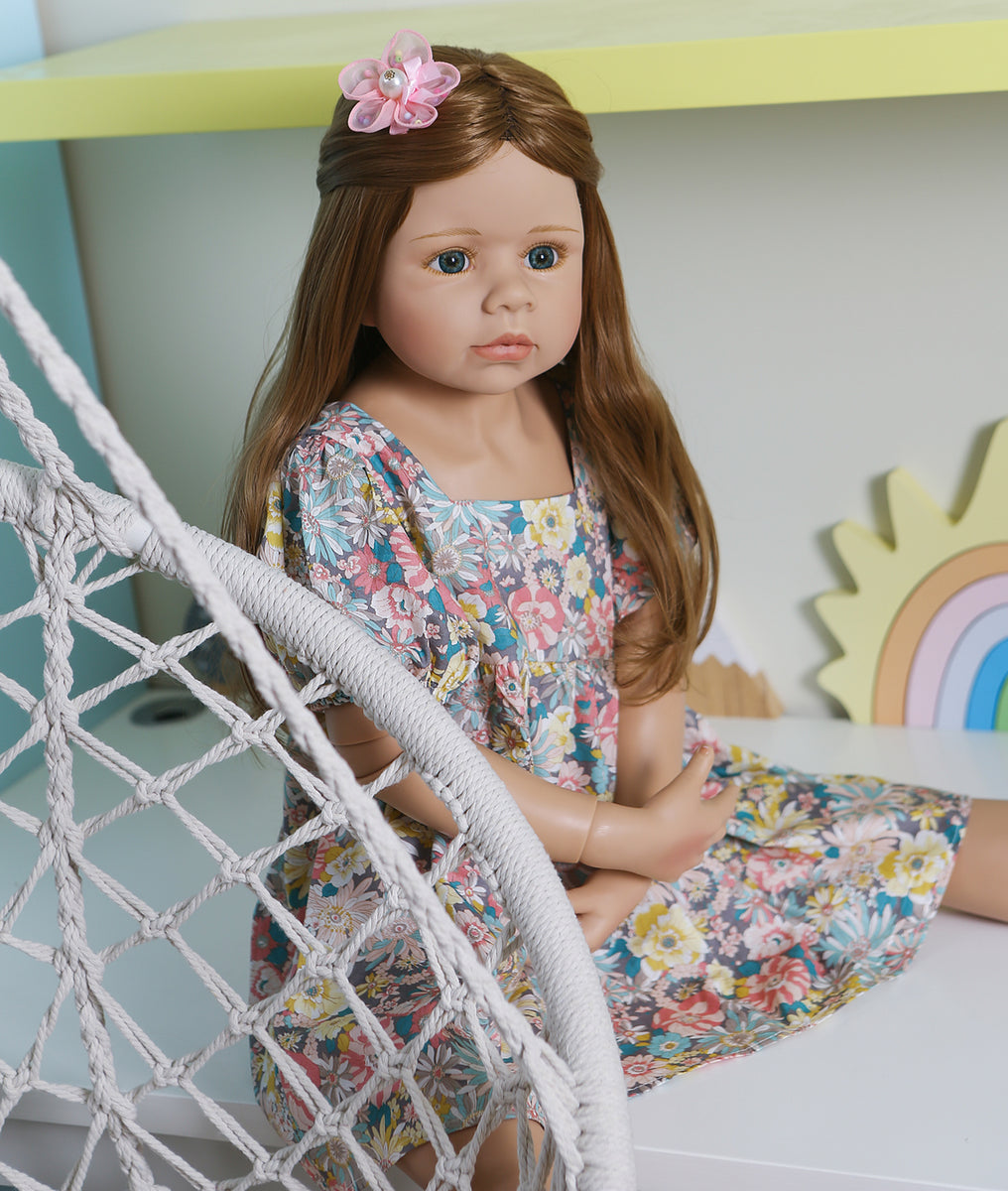 39 Inch Masterpiece Doll Brittany Big Size Standing Reborn Toddler Gir ...