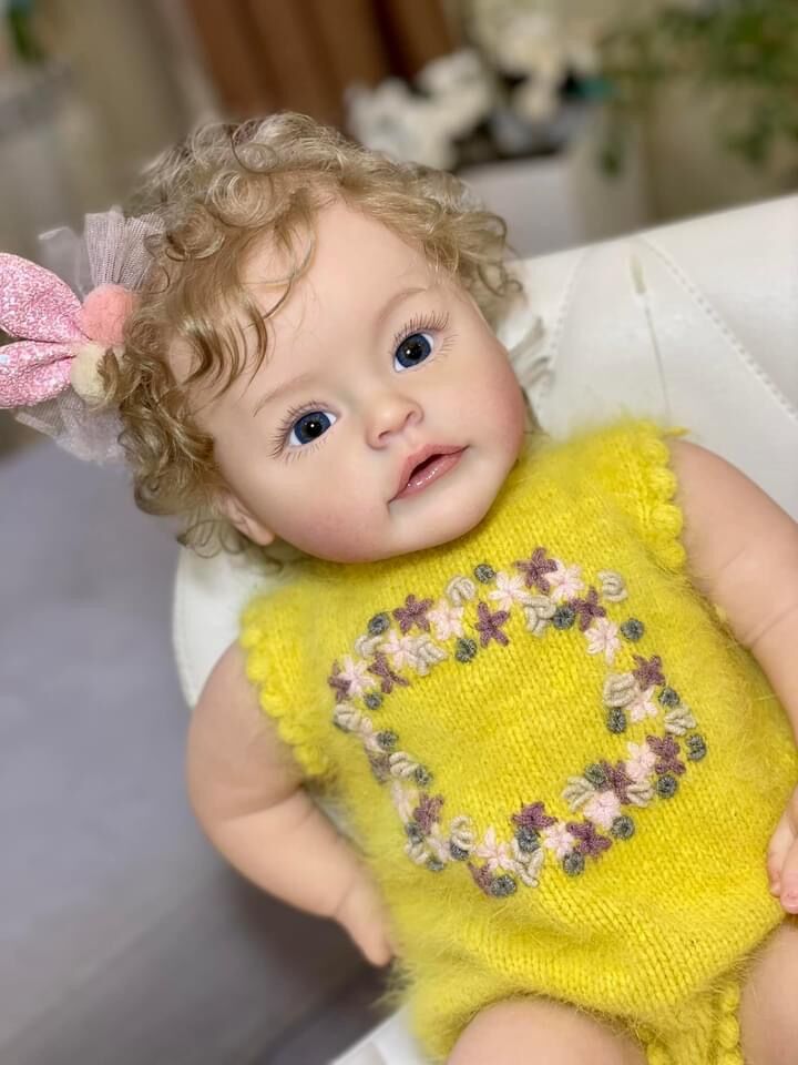 24 Inch Weighted Body Realistic Reborn Toddler Doll Silicone Huggable ...