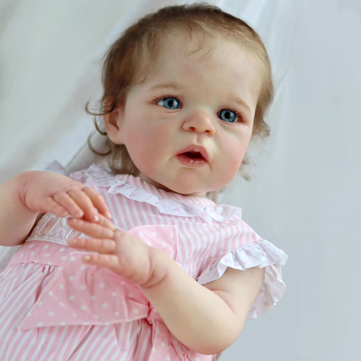 24 Inch Girl Toddler Reborn Visible Veins Realistic Newborn Baby Doll ...